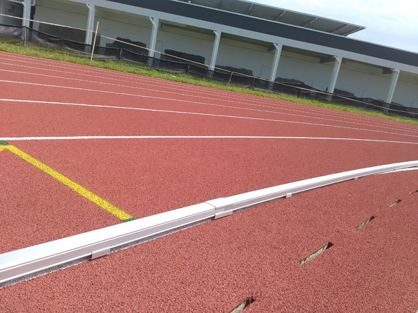 Aluminium Running Track Curbing | Track and field curb