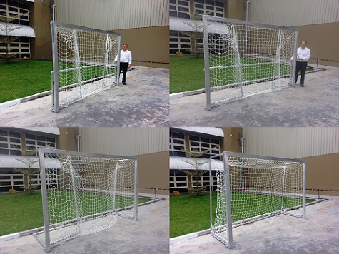 Aluminium Futsal Goal Post | Foldable Futsal Mini Goal